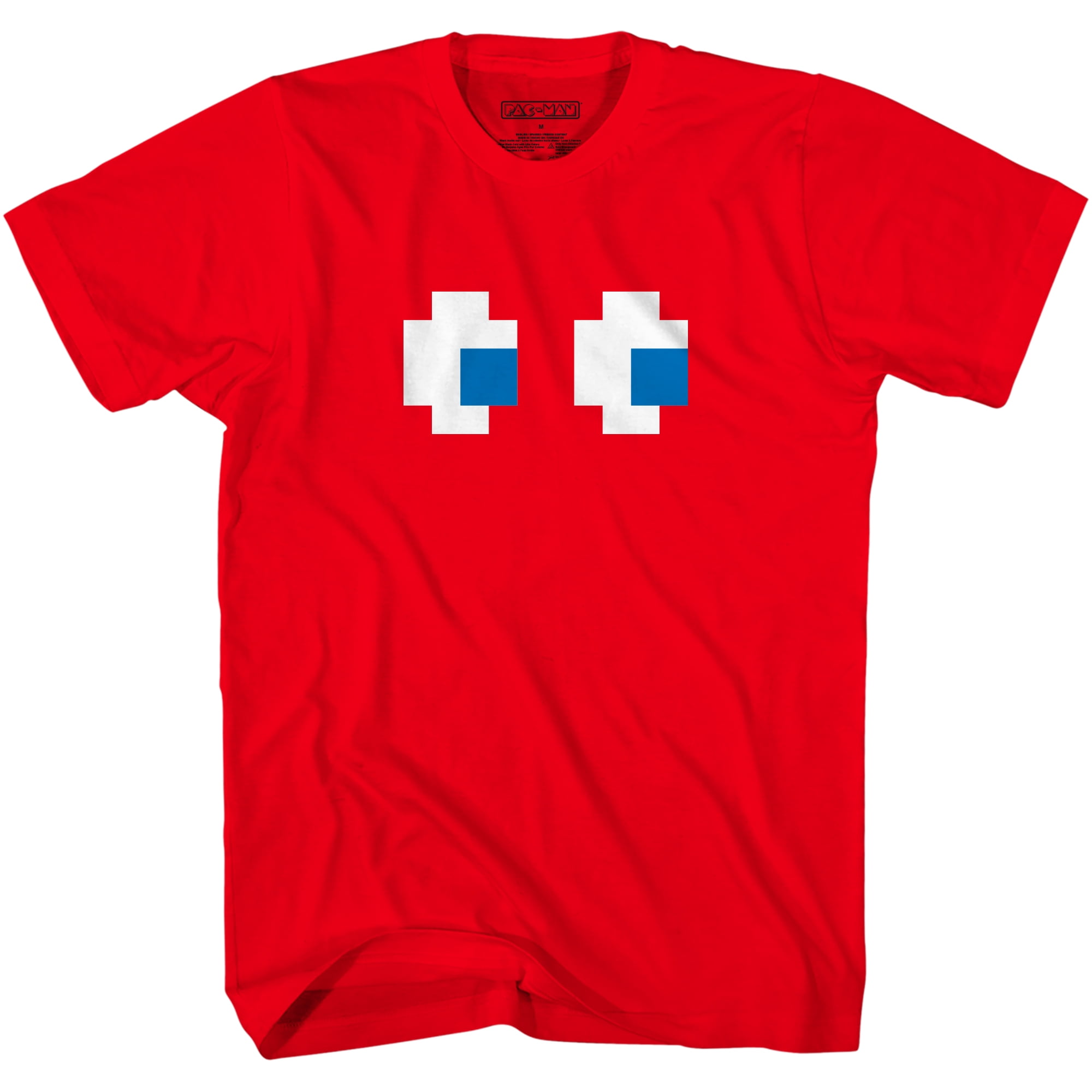 Pac-Man Blinky Shadow Face Red Pacman Video Game Shirt - S - Walmart.com