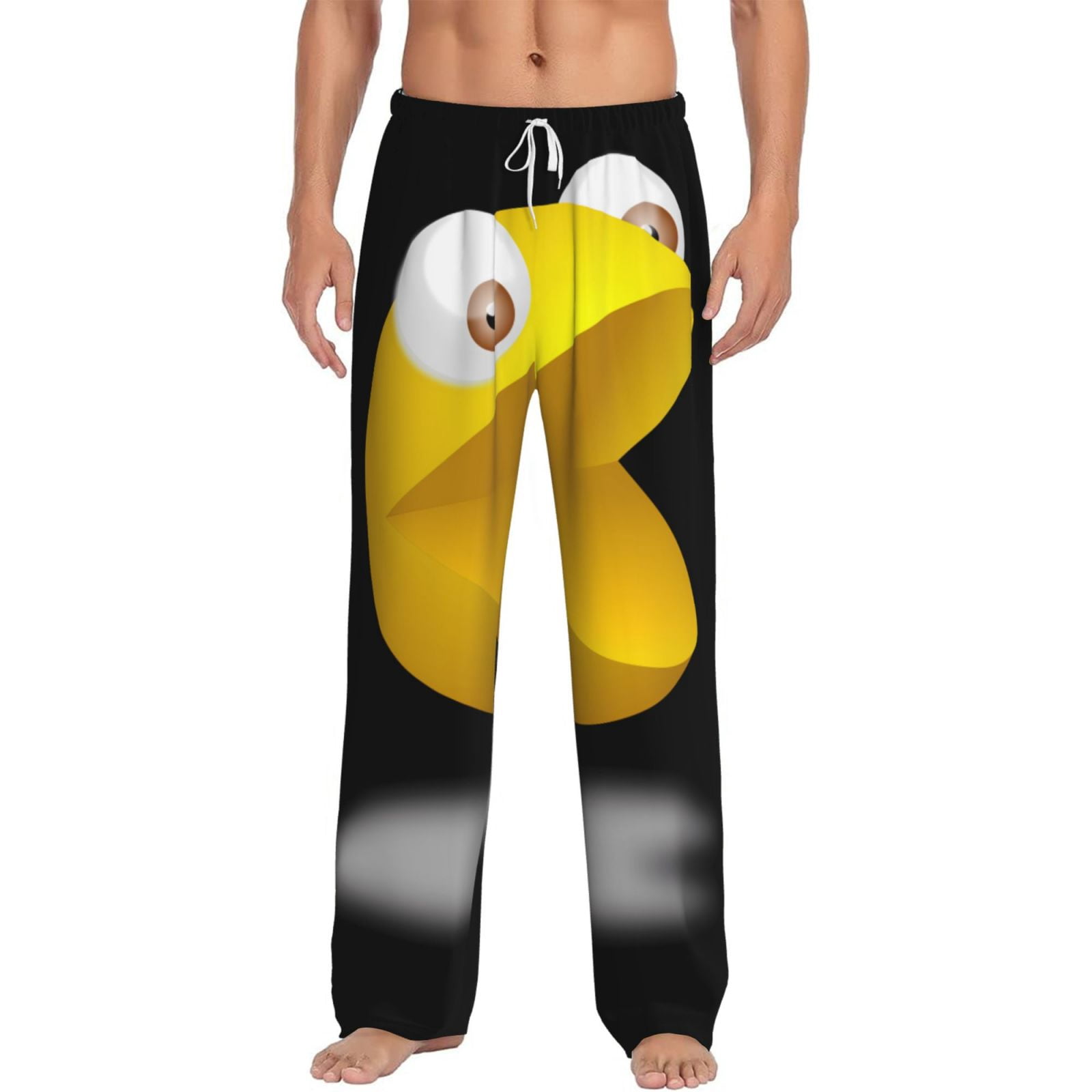 Pac-Man Comfortable PJ Bottoms for Adults Men's Sleepwear Lounge Pants ...