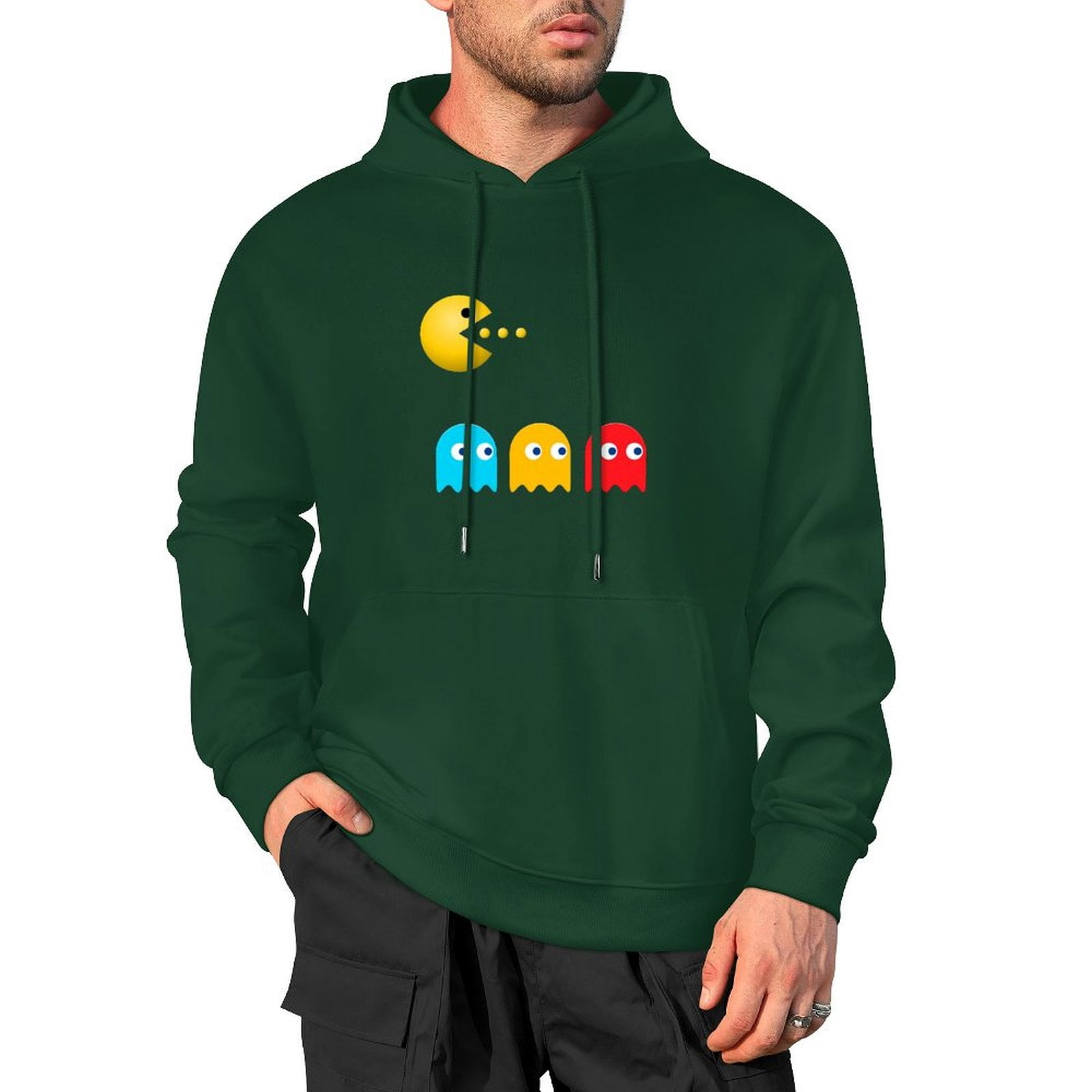 Pac_Man Cool Anime Unisex Hoodie Pullovers 3D Printed Cosplay ...