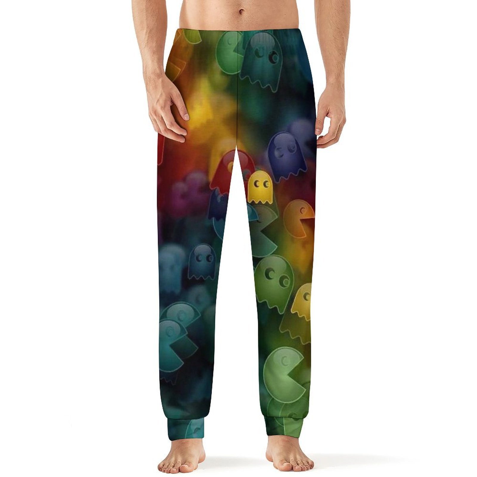Pac-Man Game Men's Pajama Pants Bottoms Fashion Daily Cozy Lounge Sleep ...