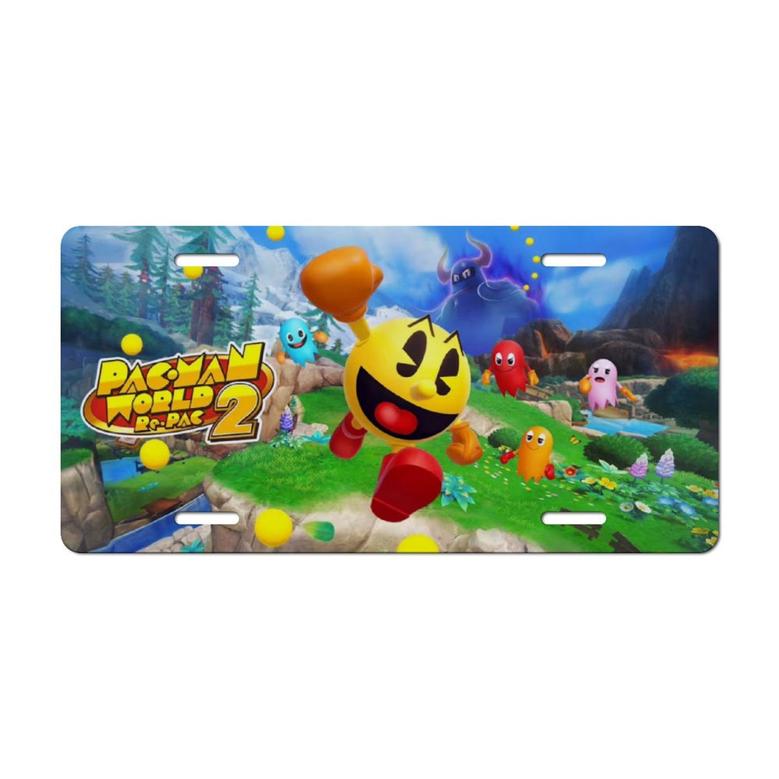 Pac-Man And The Ghostly Adventures License Plate Cover Aluminum For ...