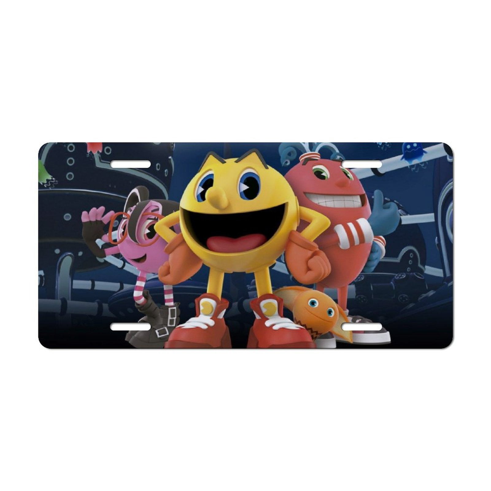 Pac-Man And The Ghostly Adventures License Plate Cover Aluminum For ...