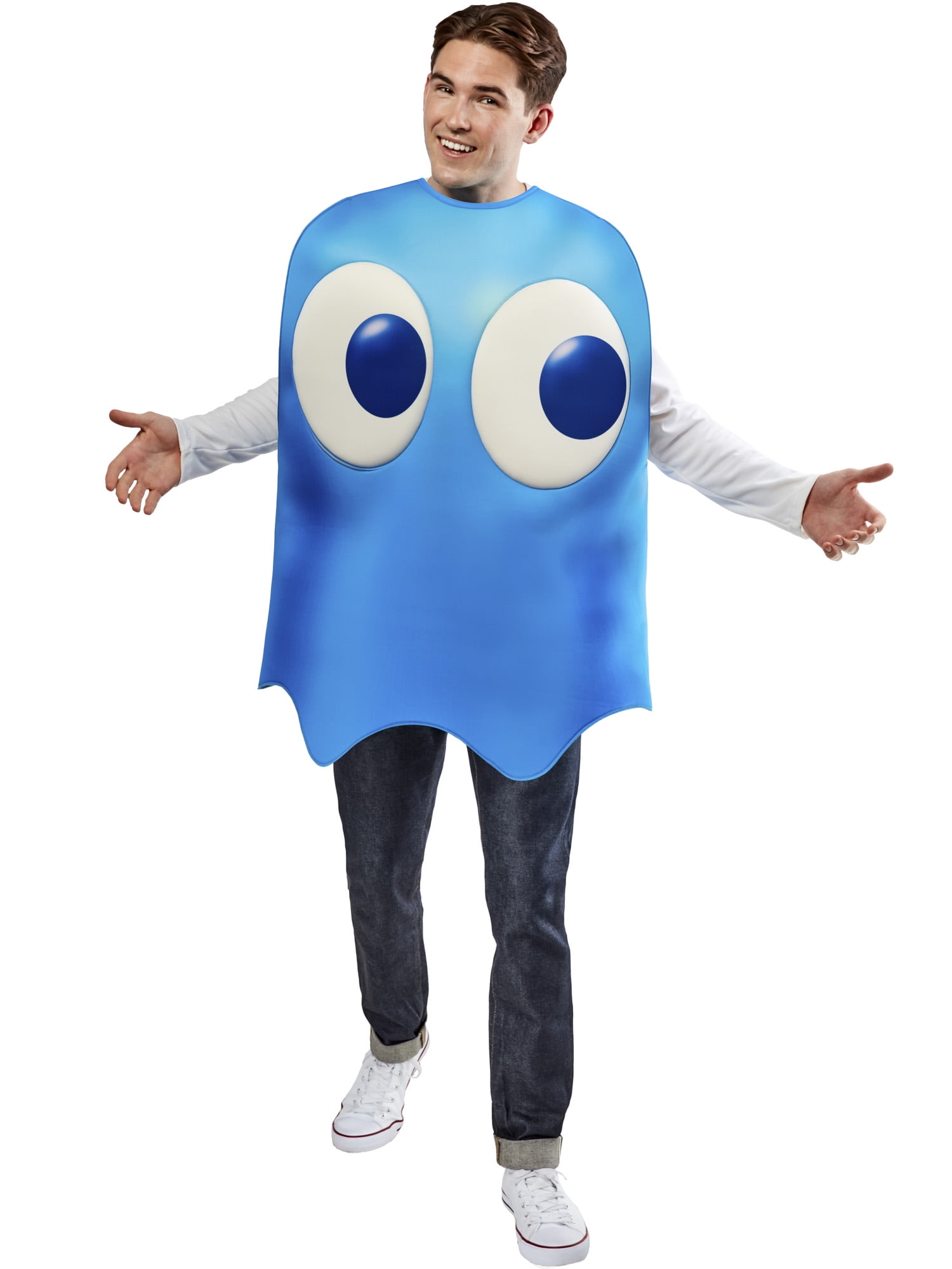 Pac-Man Inky Adult Unisex Costume - Walmart.com