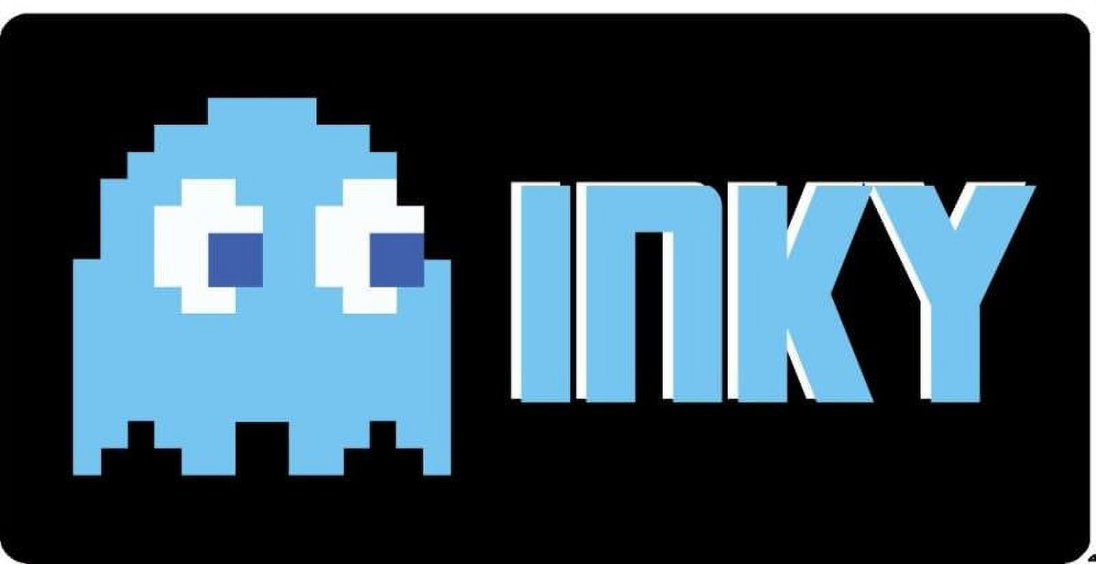 Pac-Man Inky Photo License Plate - Walmart.com