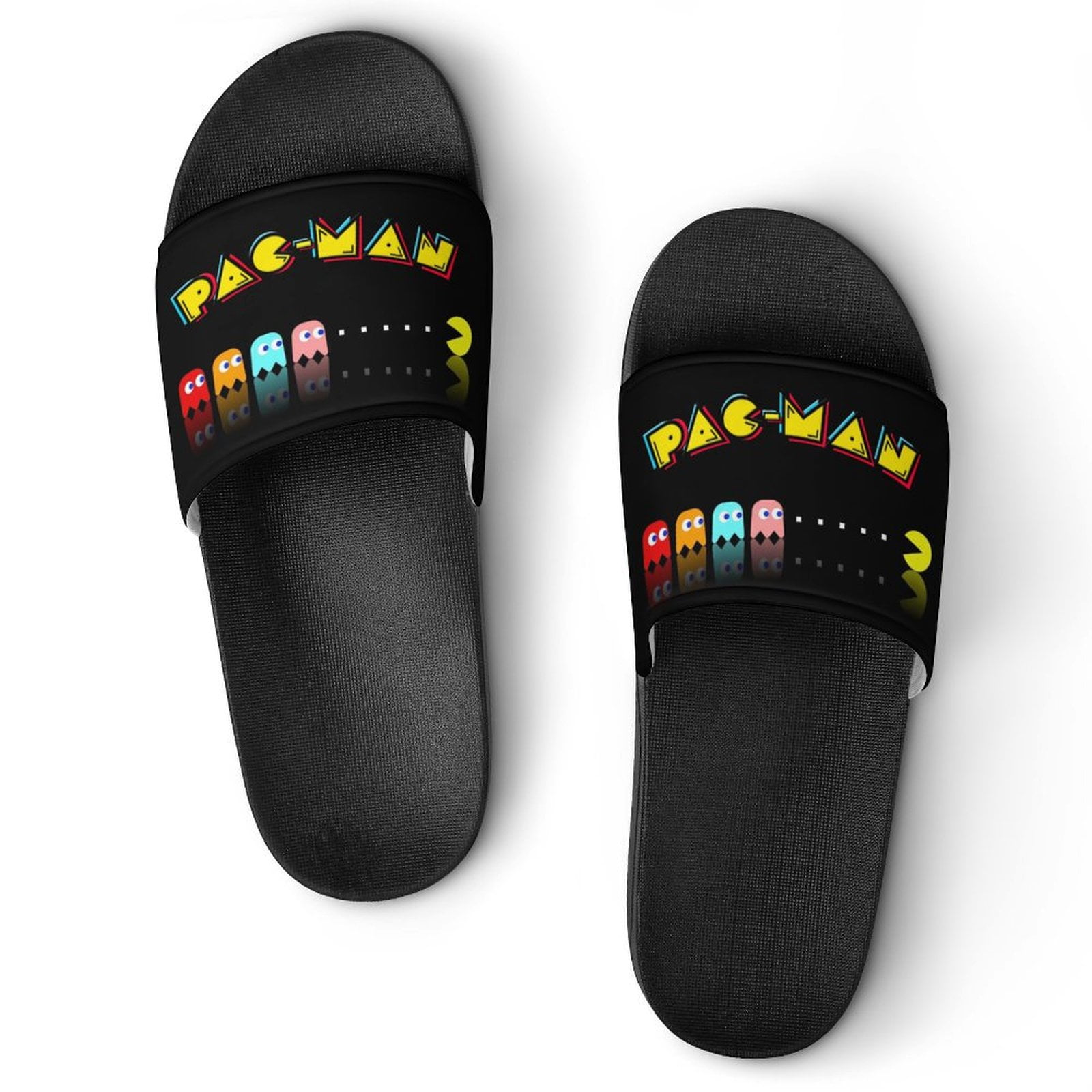 Pac-Man Logo Unisex Slippers Summer Beach Slide Sandals Comfortable ...