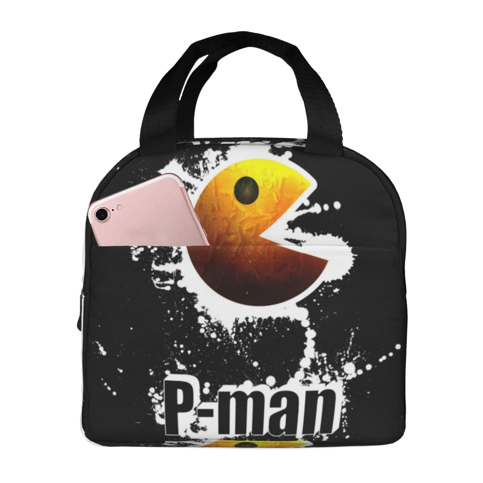 Pac-Man Portable Lunch Bag Insulated Lunchbag Thermal Bento Bag ...
