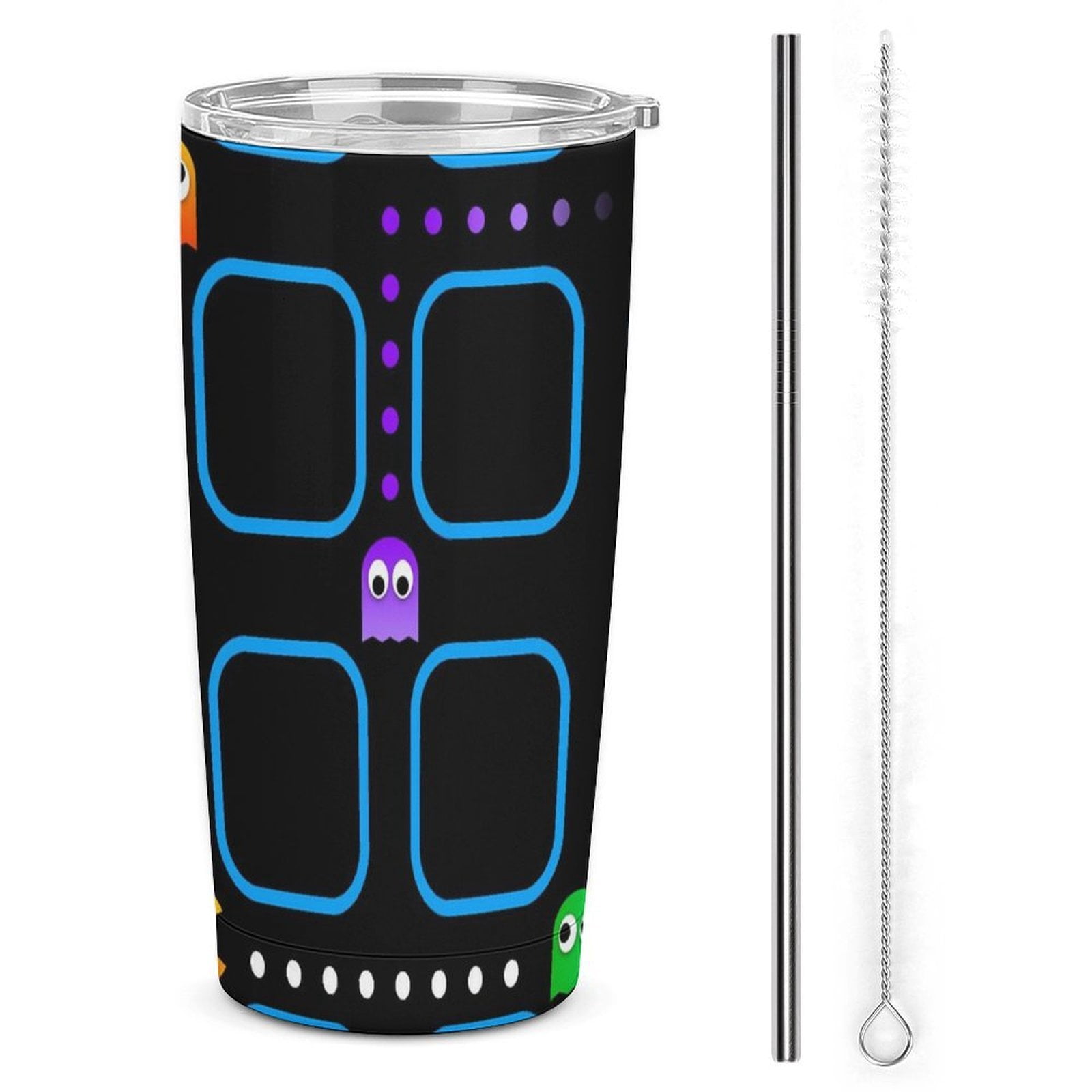Pac-Man Stainless Steel Car Cup Daily Thermal Vacuum Insulation Mug ...