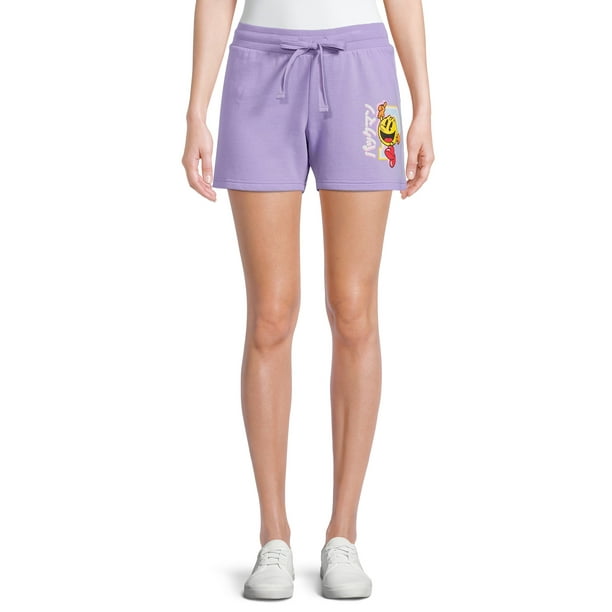 Pac-Man Women's Juniors Graphic Fleece Shorts - Walmart Business Supplies