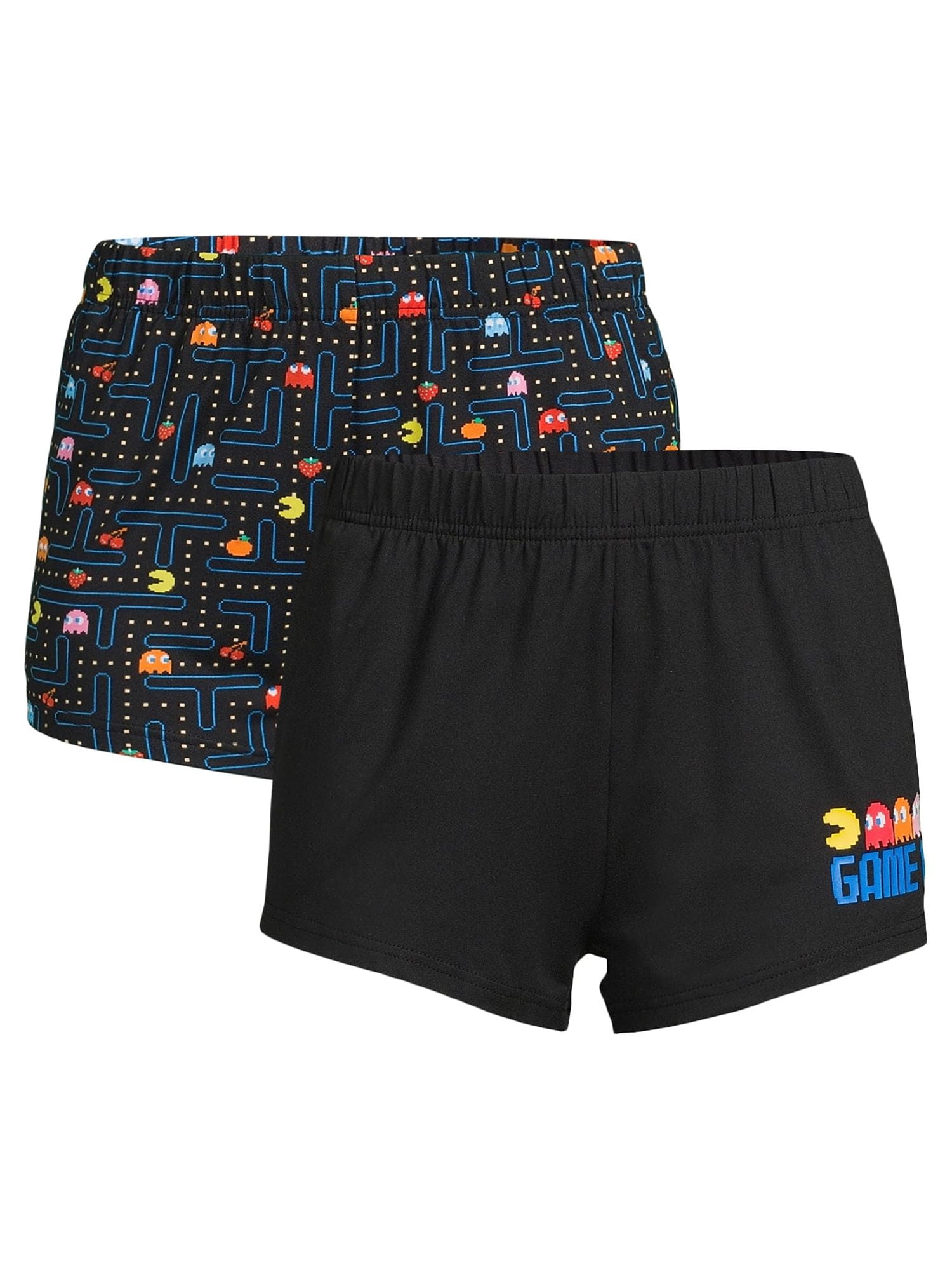 Pac-Man Women's Sleep Boxer Shorts, 2-Pack, 2X - Walmart.com