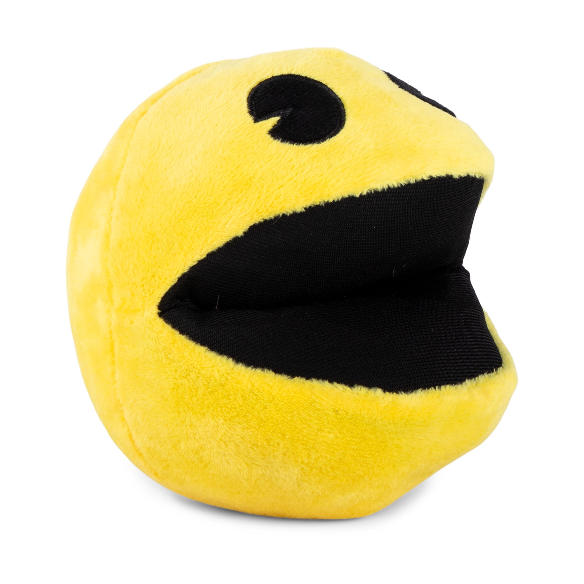 Pac-man: Large PAC-MAN Figure Plush Squeaker Pet Toy - Walmart.com