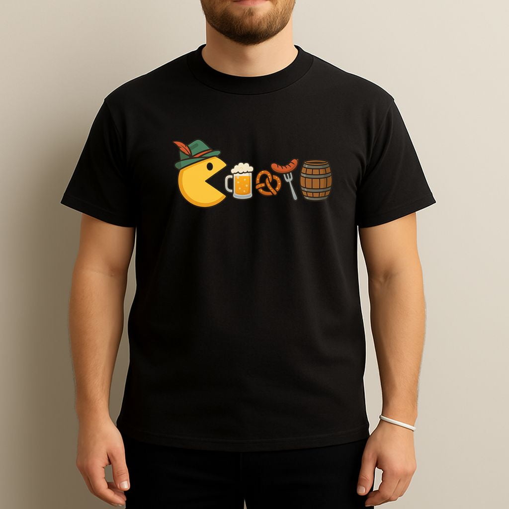 Pac-man Oktoberfest Fun - Beer Lover T-Shirt - Walmart.com