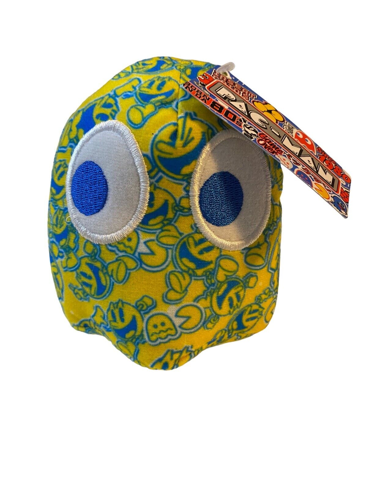 Pac-man Plush Toy Yellow Ghost Sticker Bomb 4.5 inch - Walmart.com