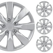 PacRim 15" Gloss Black Wheel Covers |Hubcap Set |Universal Fit for 15 ...