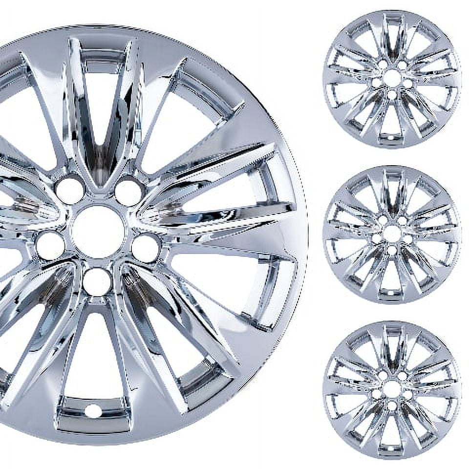 PacRim 17" Chrome Wheel Skin Cover |Compatible with 17" Toyota Corolla ...