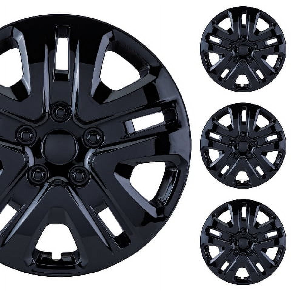 PacRim 17 Gloss Black Wheel Cover Dodge Caravan or Journey Style Universal Fit Set of 4