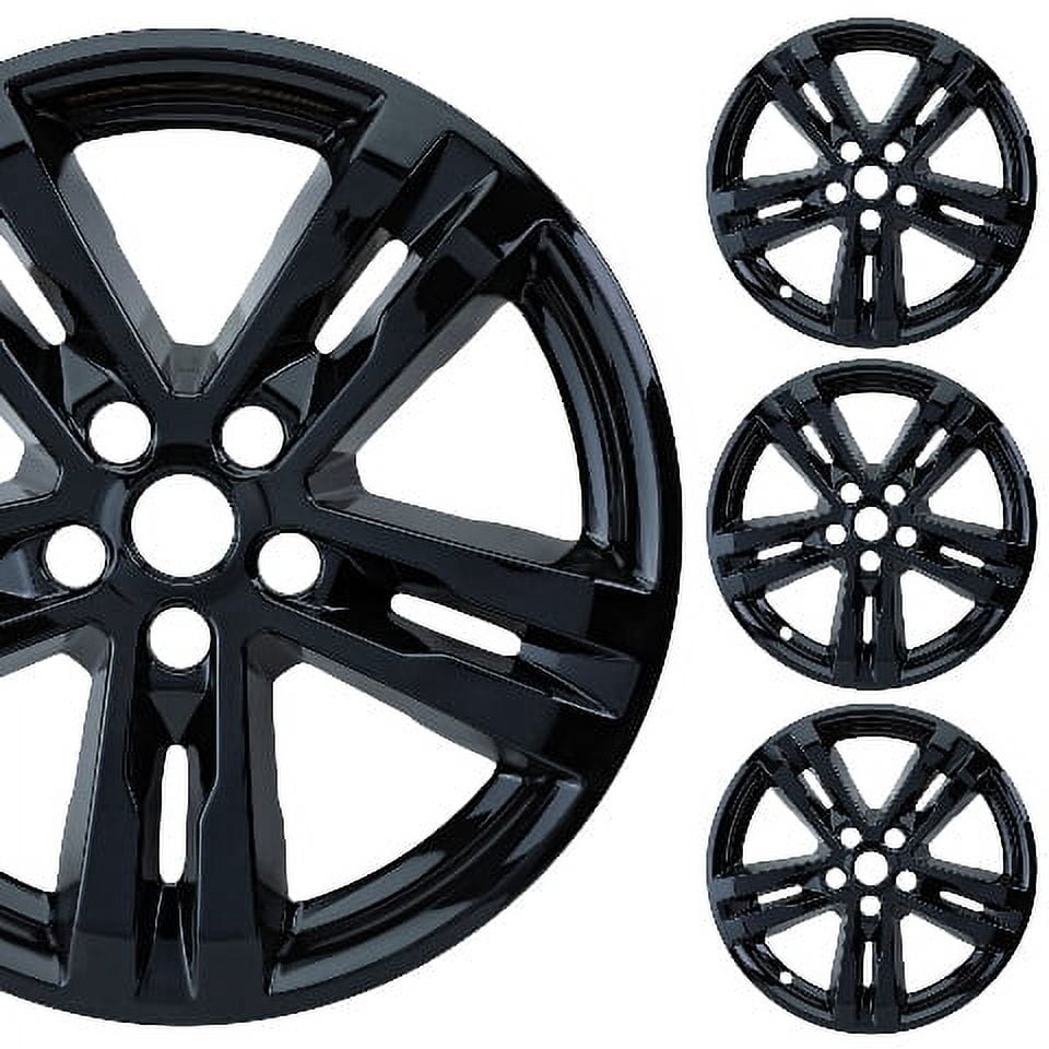 PacRim 18" Gloss Black Wheel Skin Cover |Compatible with 18" Ford ...