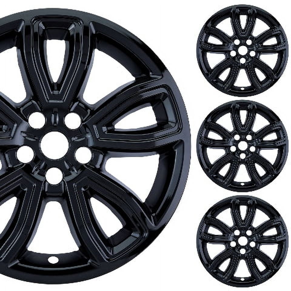 PacRim 18" Rims for Ford Explorer (2020-2021) Gloss Black Wheel Skin ...