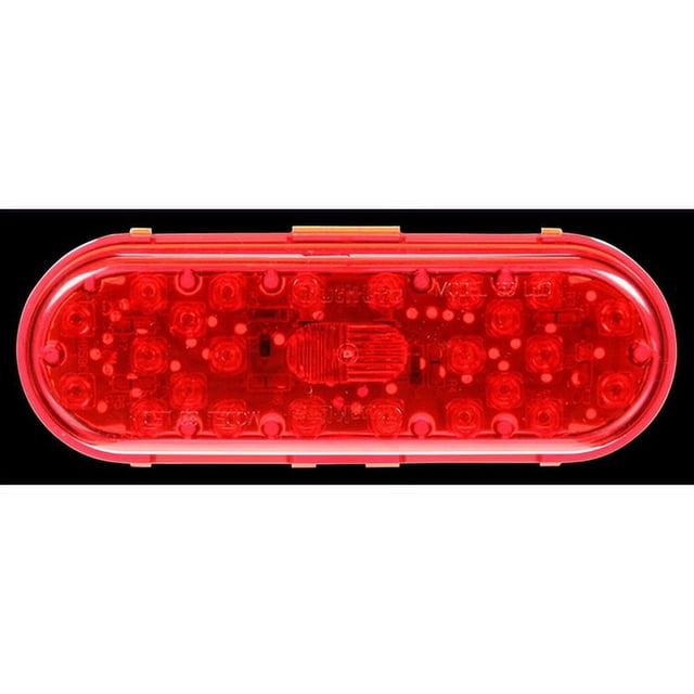 Paccar 60250R Brake / Tail / Turn Signal Light 60 Series, Red, Oval ...
