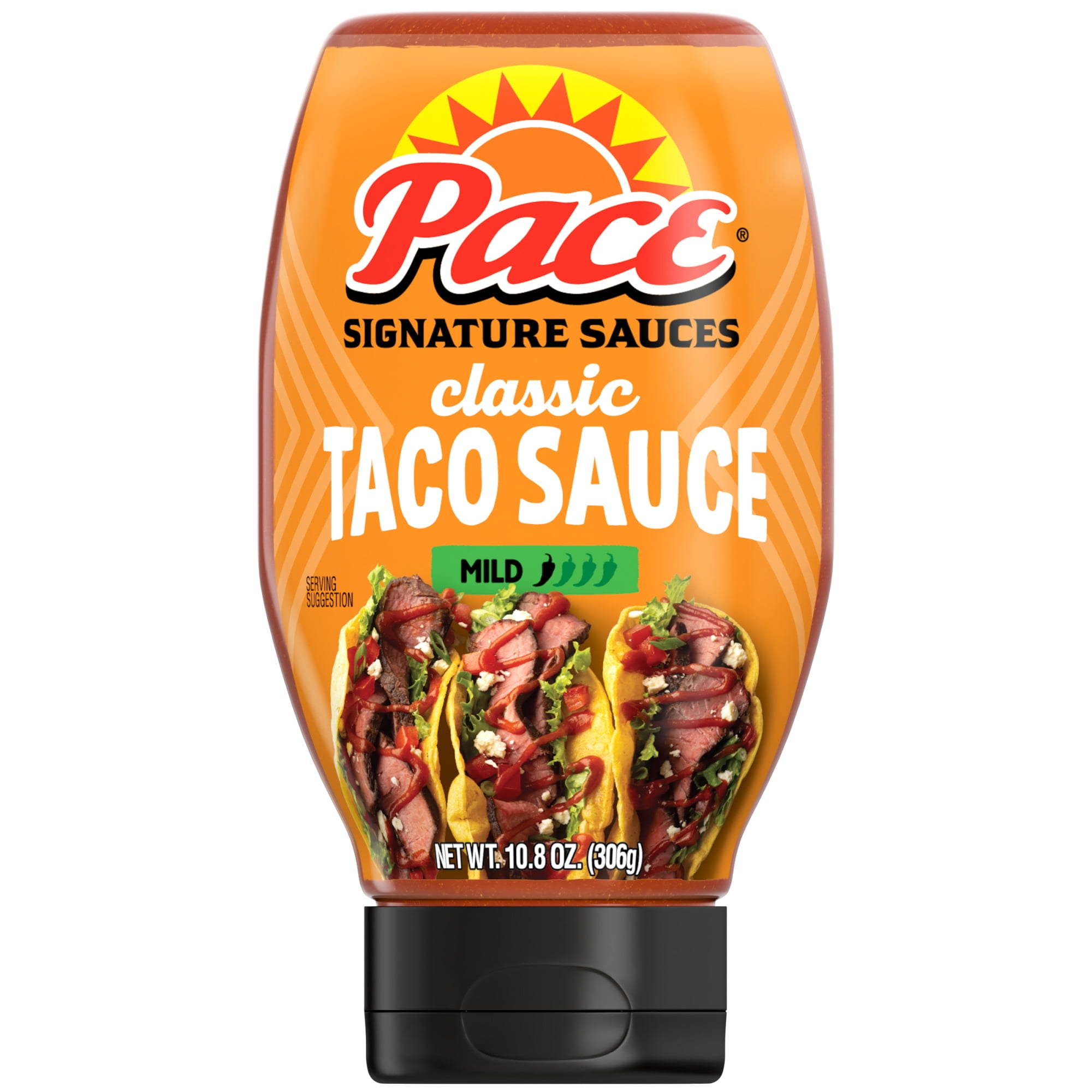 Pace, Classic Taco Sauce, 10.8 oz Bottle, Medium Heat - Walmart.com