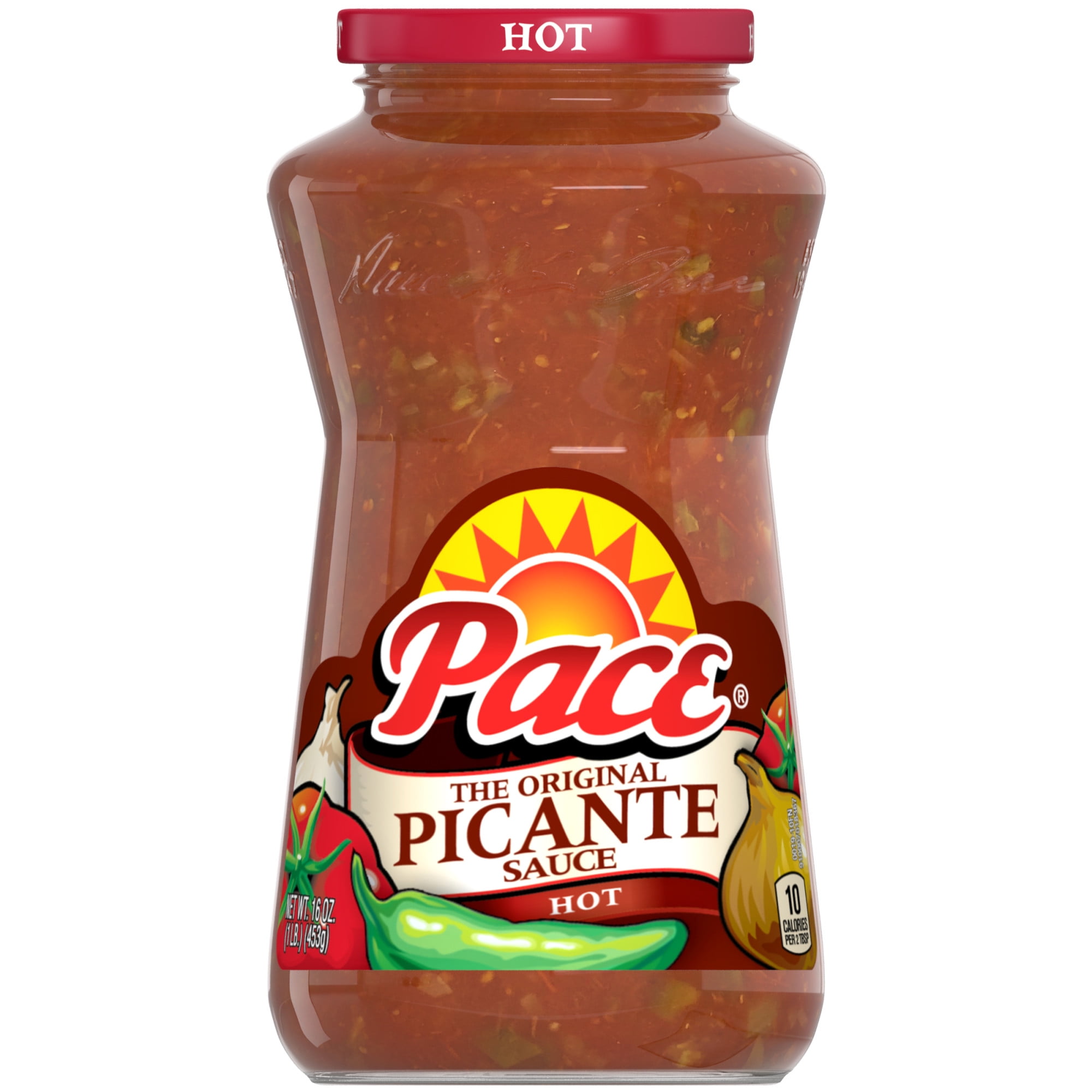 Pace Hot Picante Sauce, 16 oz Jar-Pack Of 4 - Walmart.com