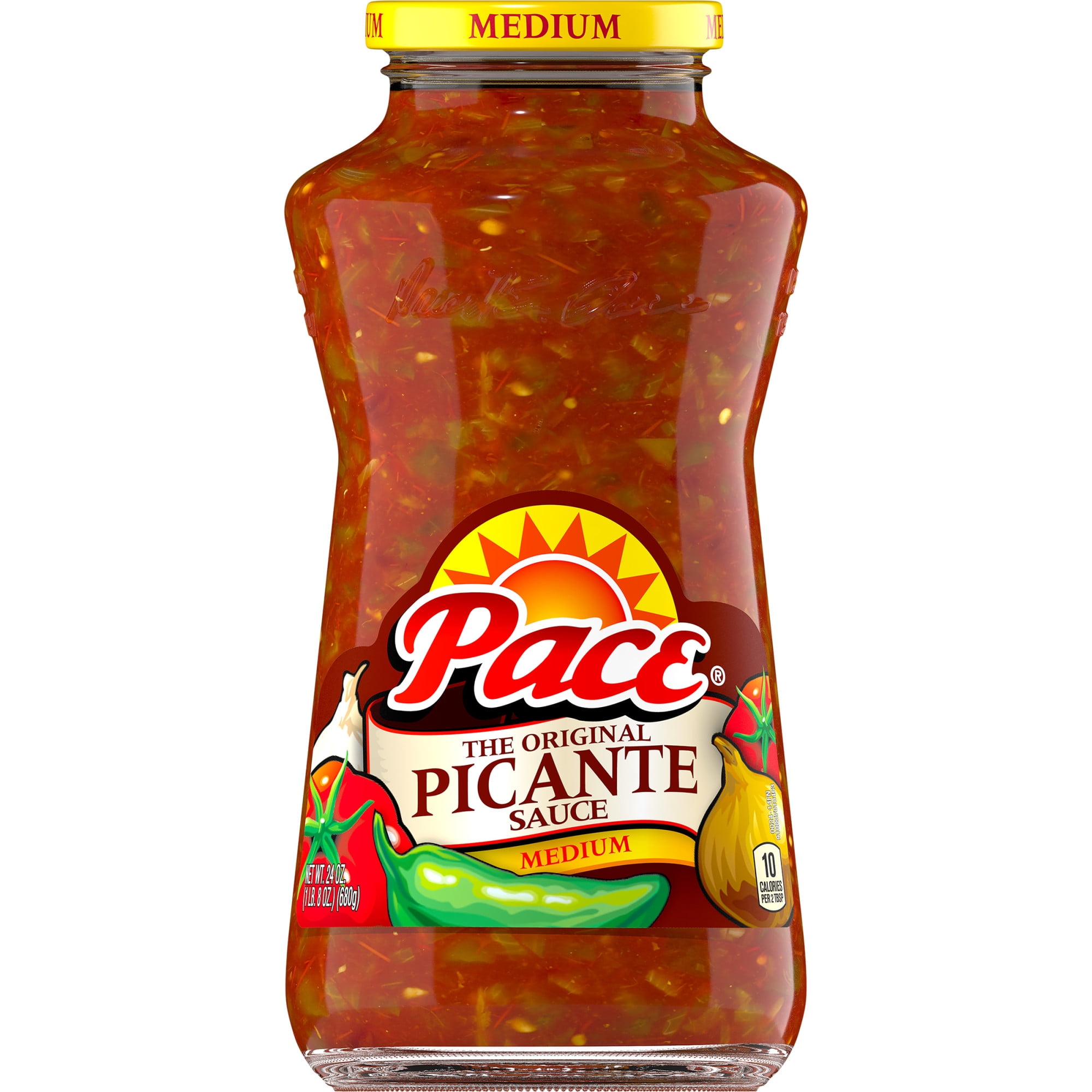 Pace Medium Picante Sauce, 24 oz Jar - Walmart.com