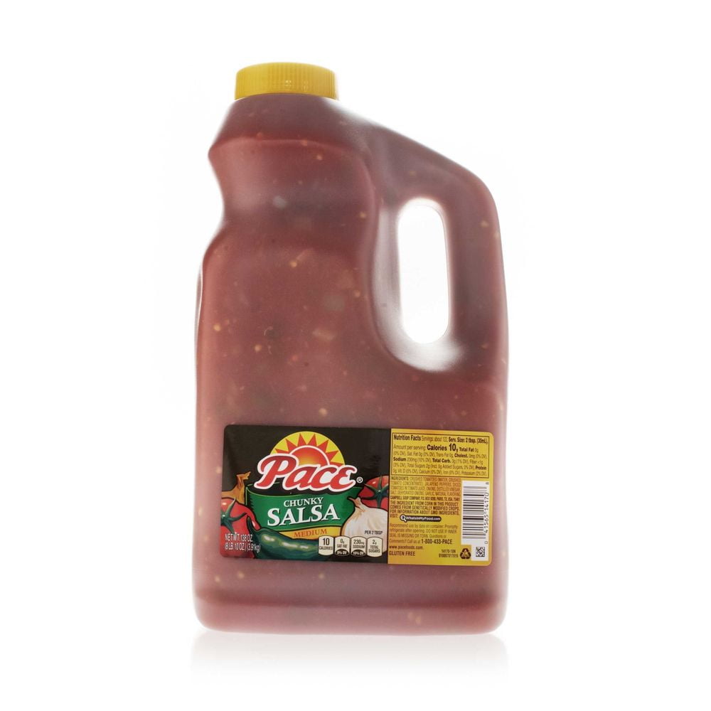 Pace Medium Thic k and Chunky Sauce, 142 Ounce -- 4 per Case. - Walmart.com
