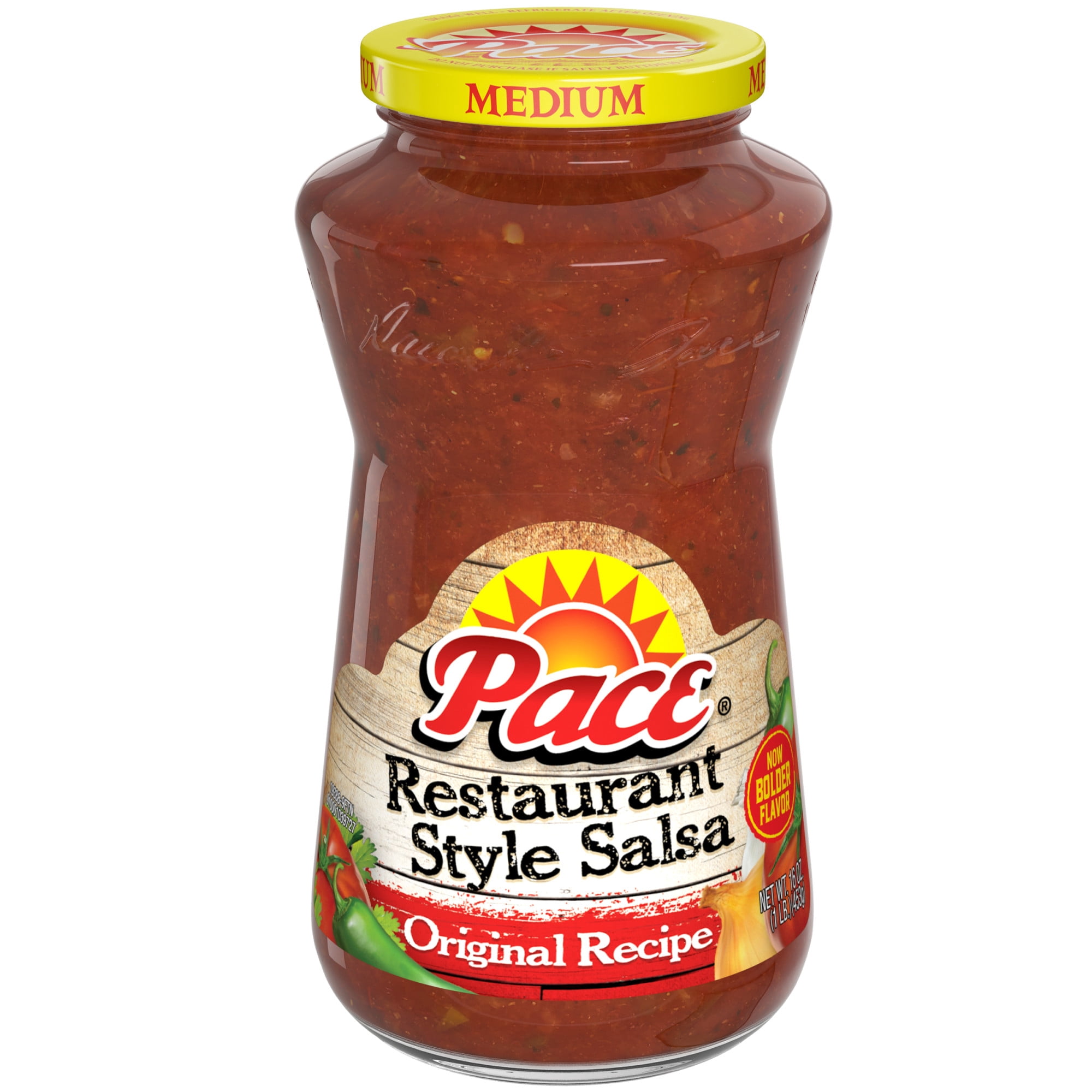 Pace Medium Heat Restaurant Style Salsa, Original Recipe, Gluten-Free ...