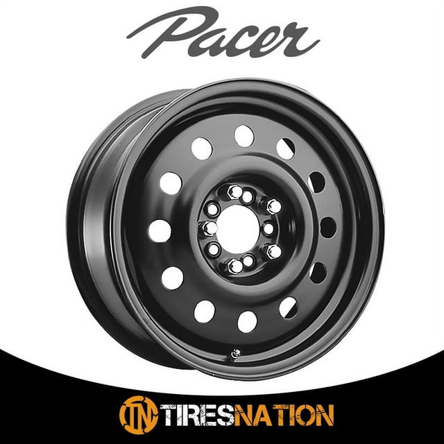 Pacer 15x6 5X112 83B FWD Black Mod Black Wheel Rim - Walmart.com