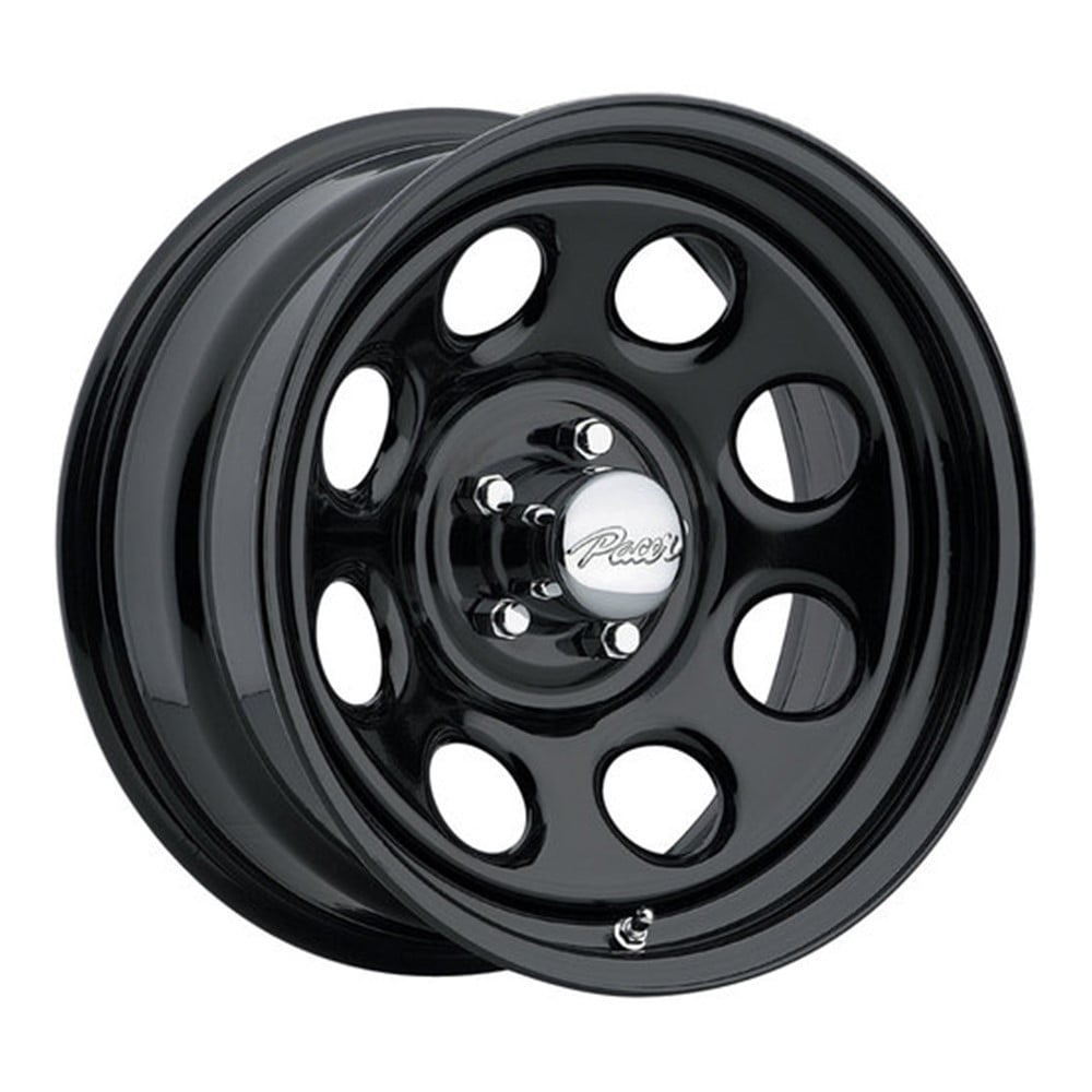 Pacer 297B Soft 8 15x7 Rim 5x4.5 5, Gloss Black - Walmart.com
