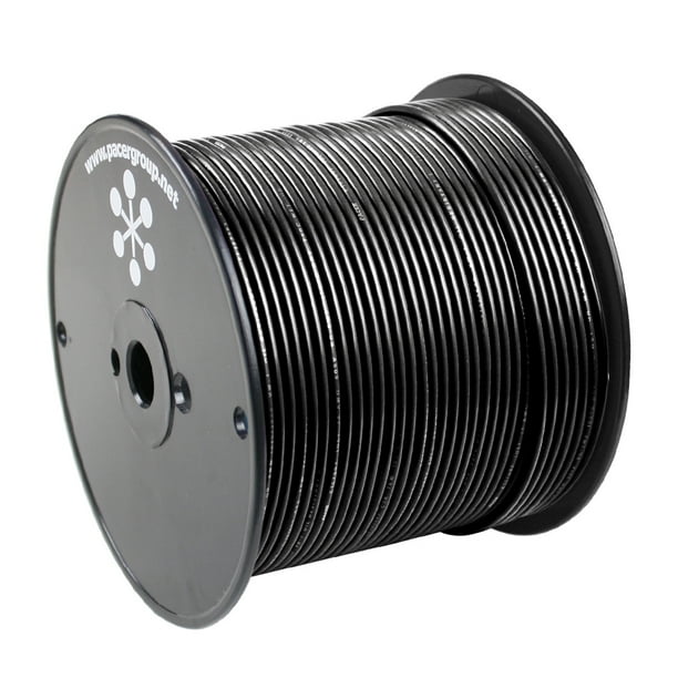 Pacer Black 12 AWG Primary Wire - 500 [WUL12BK-500] - Walmart Business ...