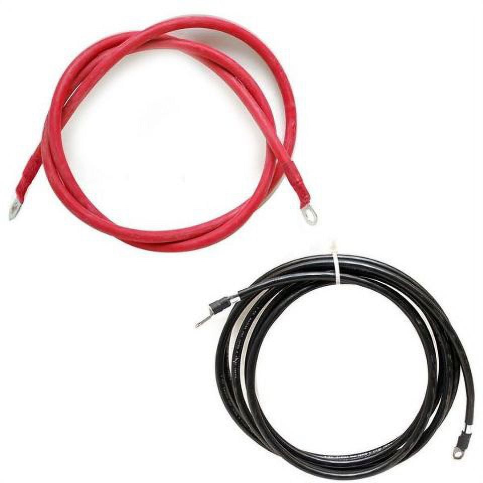 Pacer Boat Battery Cables 162293 | Tracker 4 AWG 9 FT (Set of 2 ...