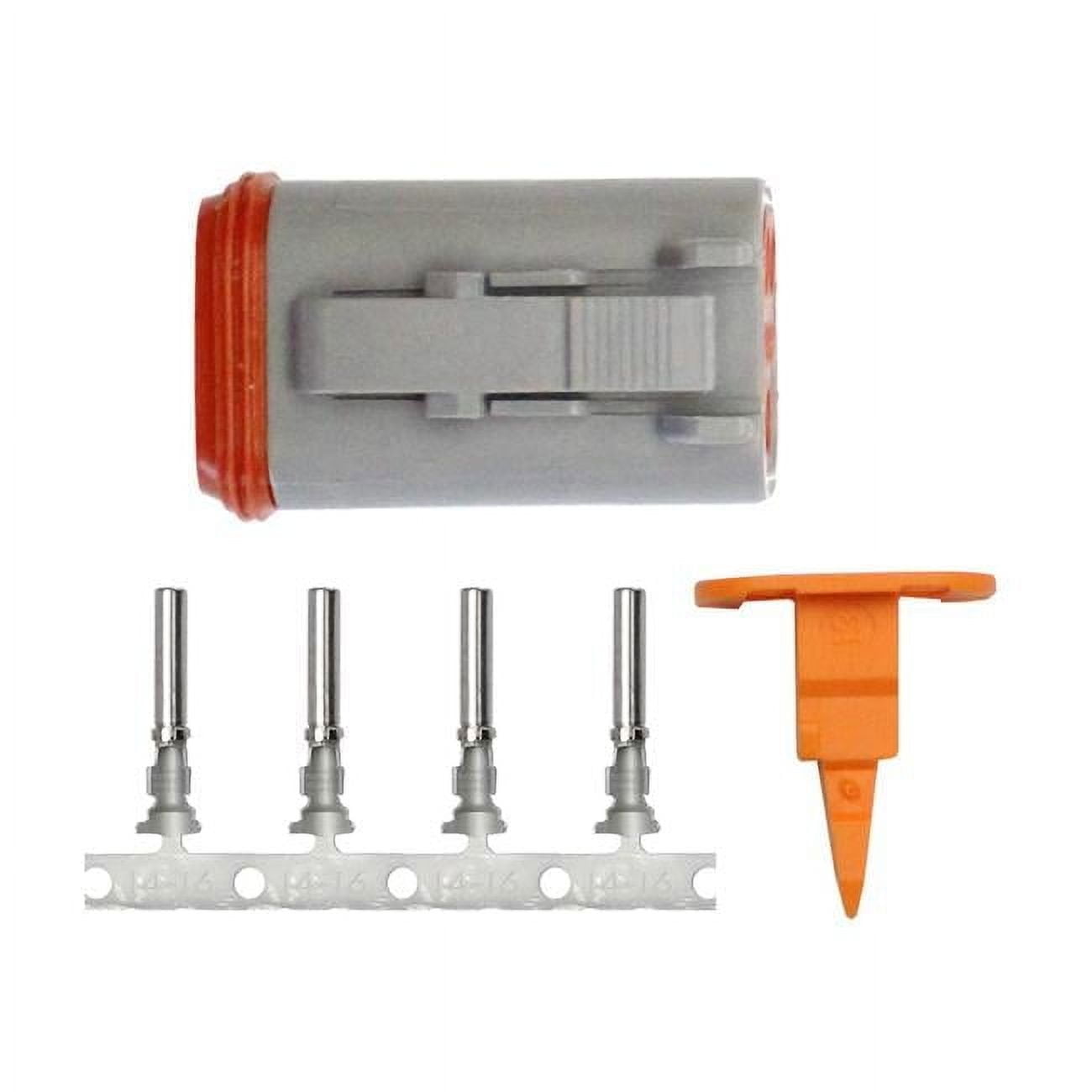 Pacer DT Deutsch Plug Repair Kit - 14-18 AWG (4 Position) [TDT06F-4RS ...