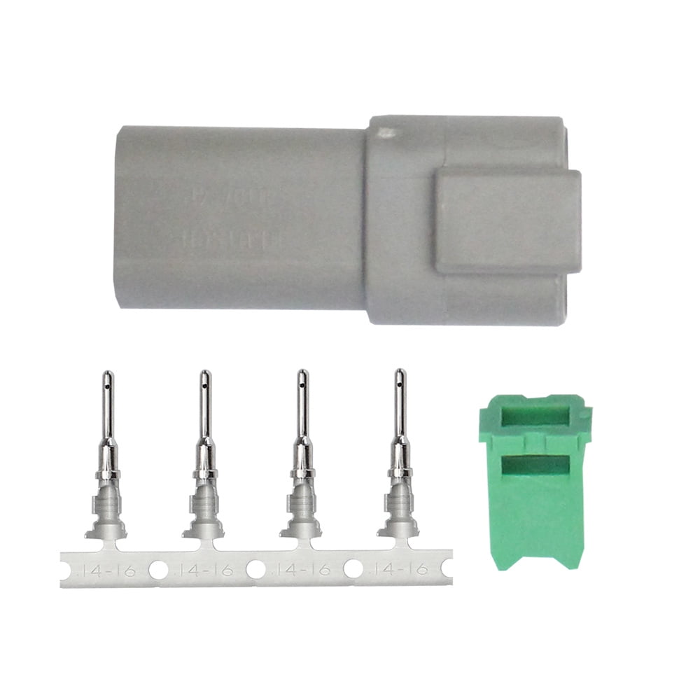 Pacer DT Deutsch Receptacle Repair Kit - 14-18 AWG (4 Position ...