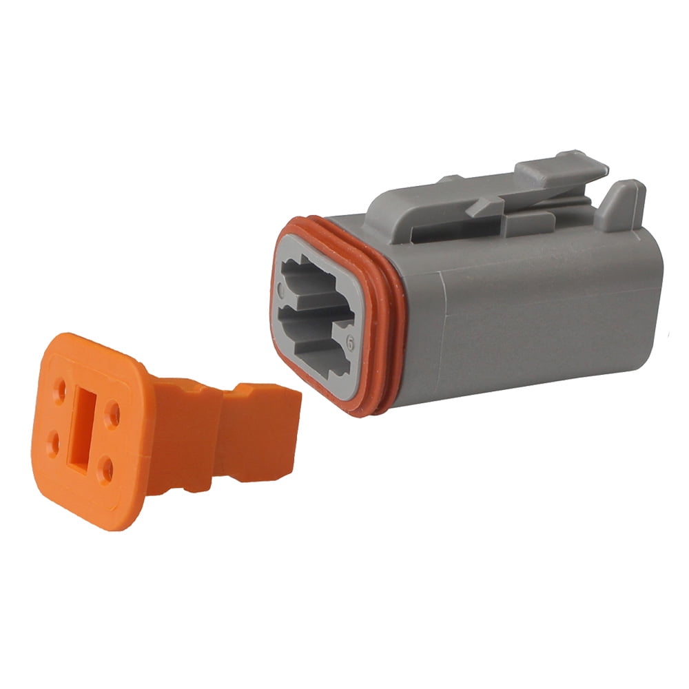 Pacer Deutsch DT Plug Wedge Lock Kit - 4 Position - 10 Pack [TDT06-4S ...