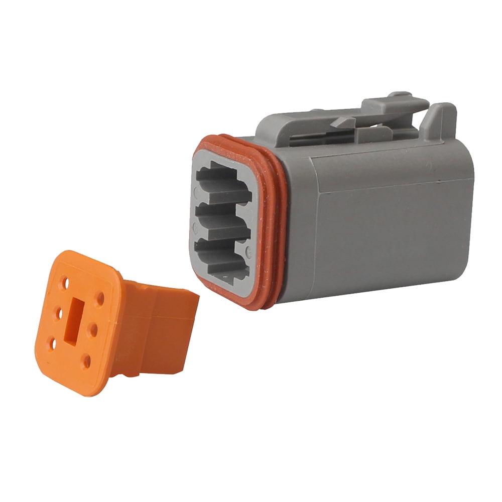 Pacer Deutsch DT Plug Wedge Lock Kit - 6 Position - 5 Pack [TDT06-6S-5 ...