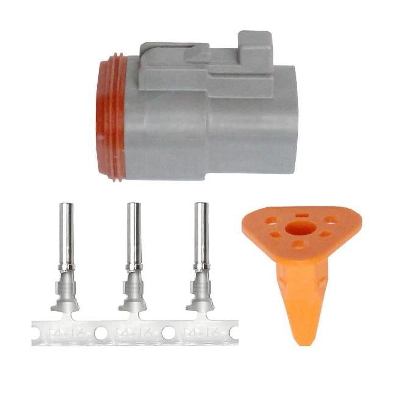 Pacer DT Deutsch Plug Repair Kit - 14-18 AWG (3 Position) [TDT06F-3RS ...