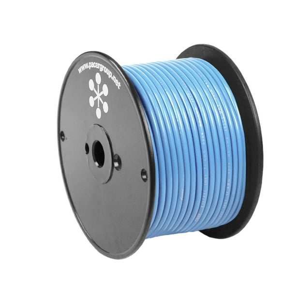 Pacer Light Blue 16 AWG Primary Wire 100 WUL16LB100 - Walmart Business ...