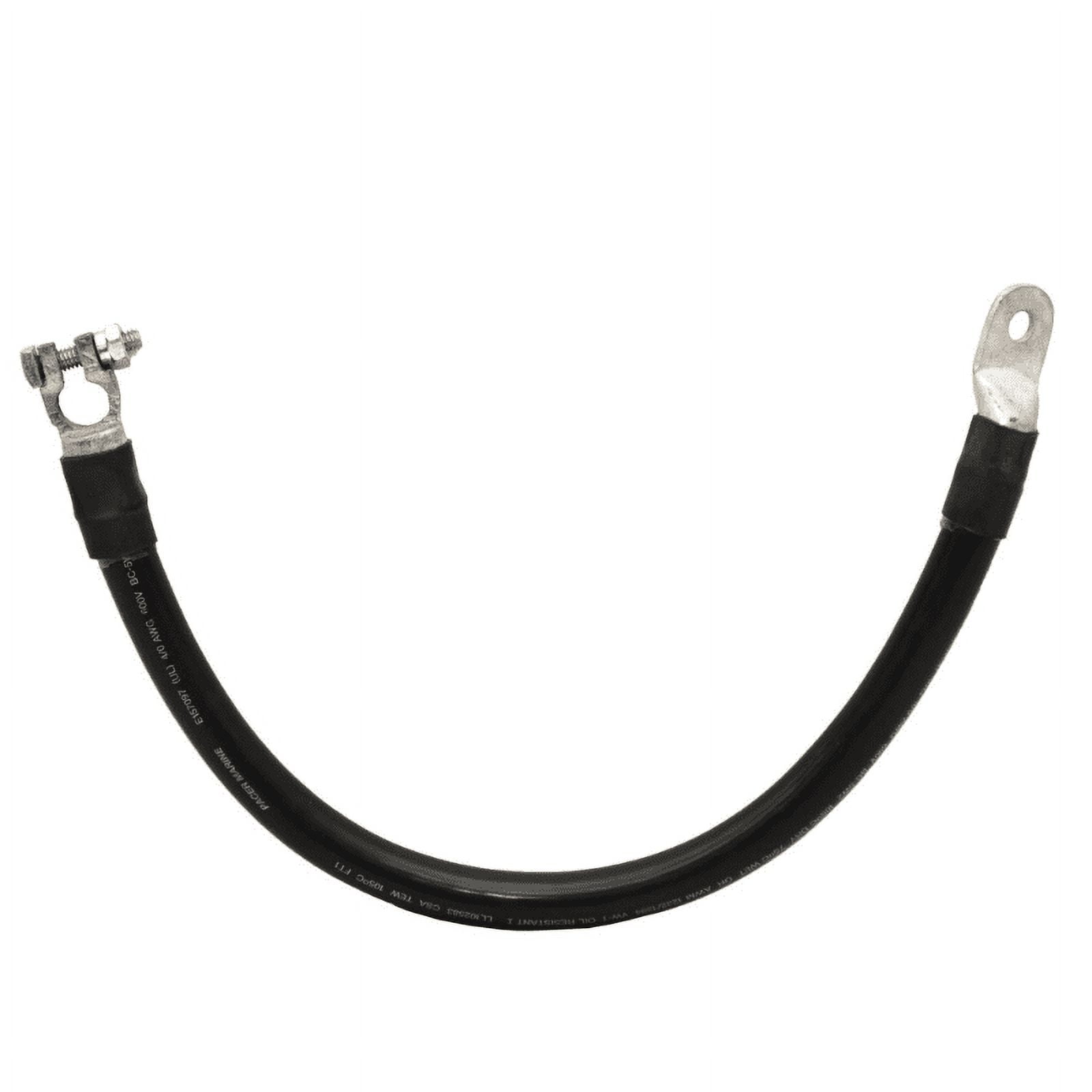 Pacer Marine Boat Battery Cable | 4/0 AWG 22 x 3/4 Inch Black - Walmart.com