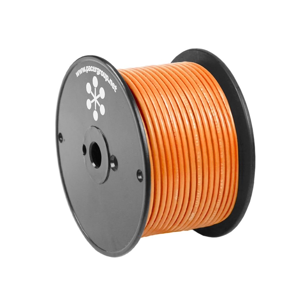 Pacer Orange 10 AWG Primary Wire - 100' - Walmart Business Supplies