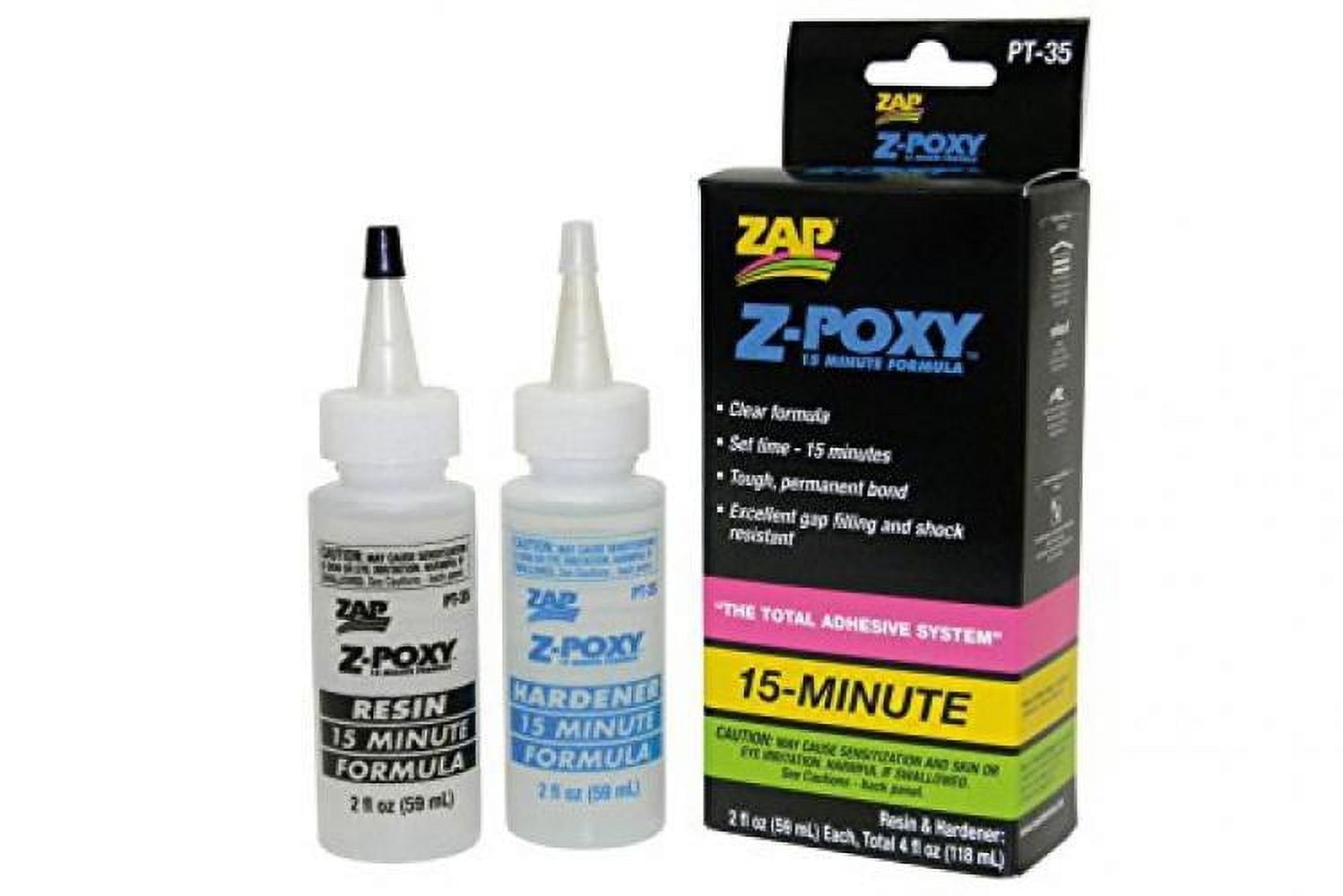 Pacer PT35 Zap Z-Poxy 15 Minute Epoxy Glue - Walmart.com