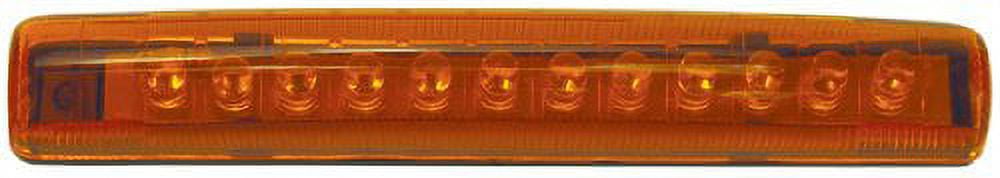 Pacer Performance 20-703 Amber Mini 12-Diode Single Row LED Brake Light ...