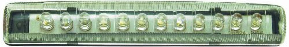 Pacer Performance 20-725 White 12-Diode Single Row LED Brake Light with ...
