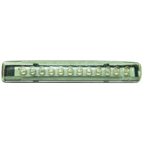 Pacer Performance 20-725 White 12-Diode Single Row LED Brake Light with ...