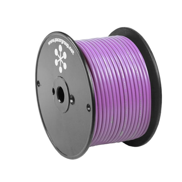 Pacer Violet 16 AWG Primary Wire - 100' - Walmart Business Supplies