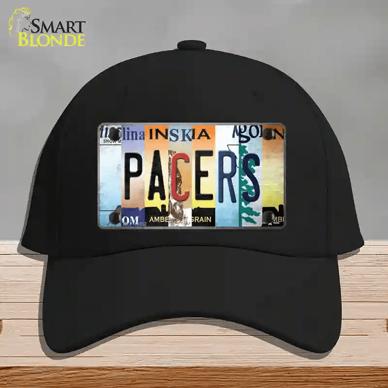 Pacers Strip Art Novelty License Plate Hat Tag Cotton Black - Walmart.com