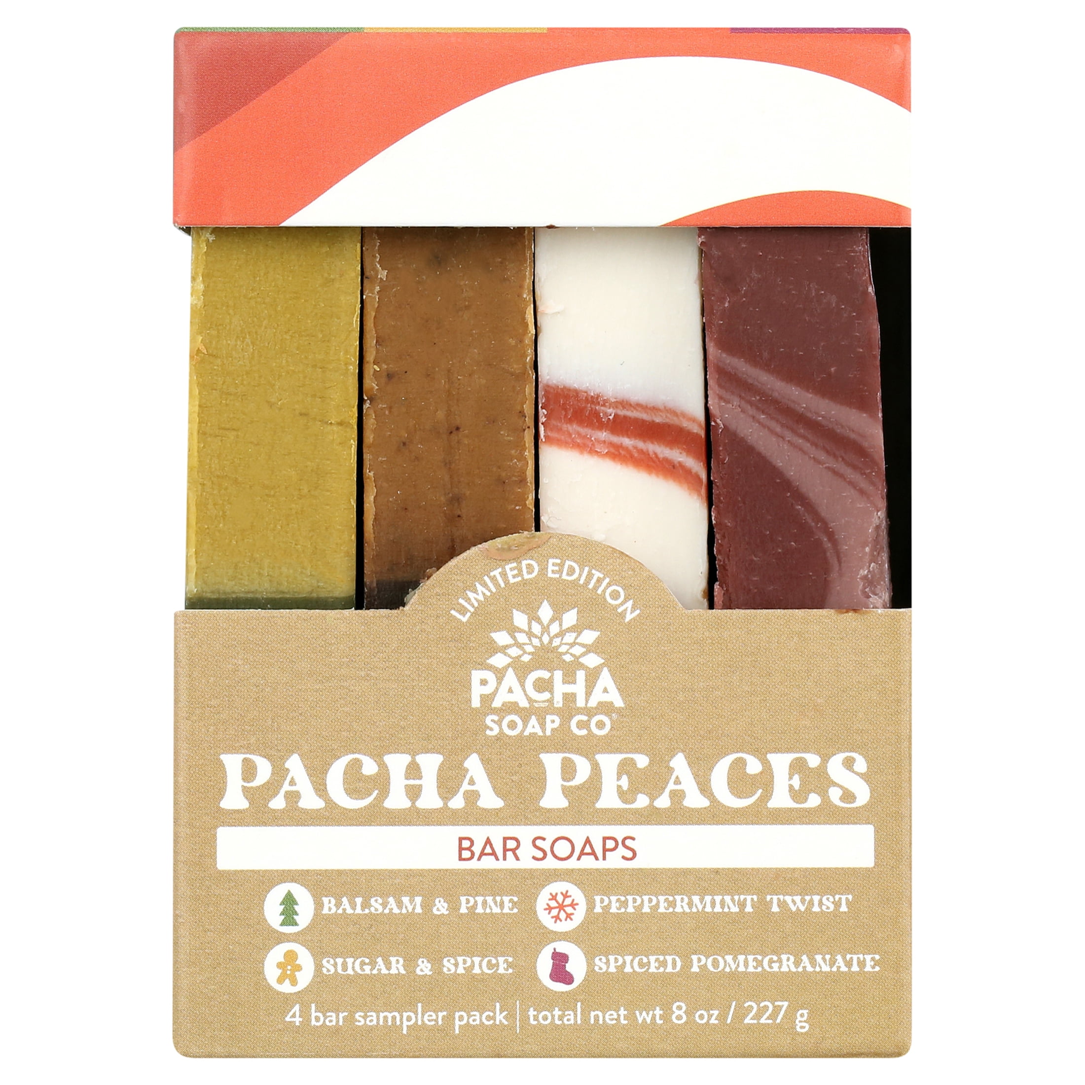 Pacha Soap, Bar Soap Set with Seasonal Scents, 4 Count - Walmart.com