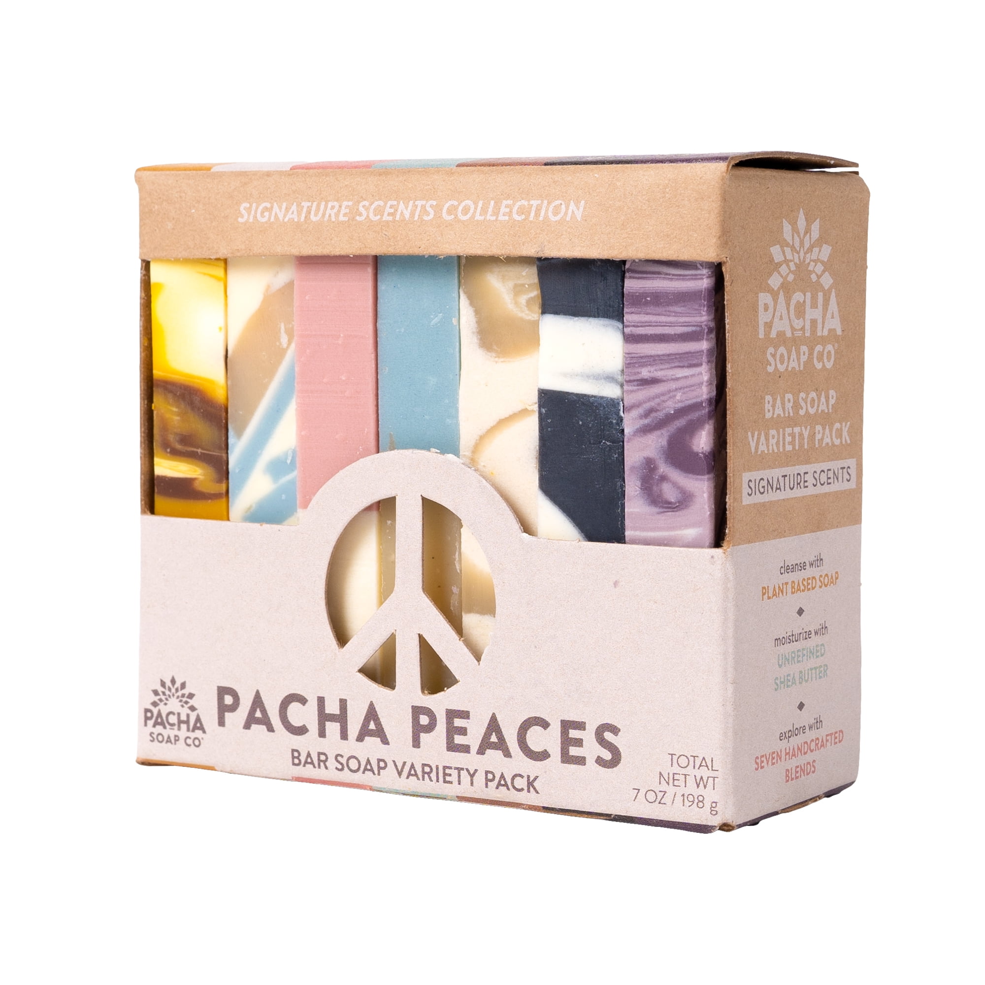 Pacha Soap Co.'s Pacha Peaces Variety Soap Bar Set, All Skin Types ...