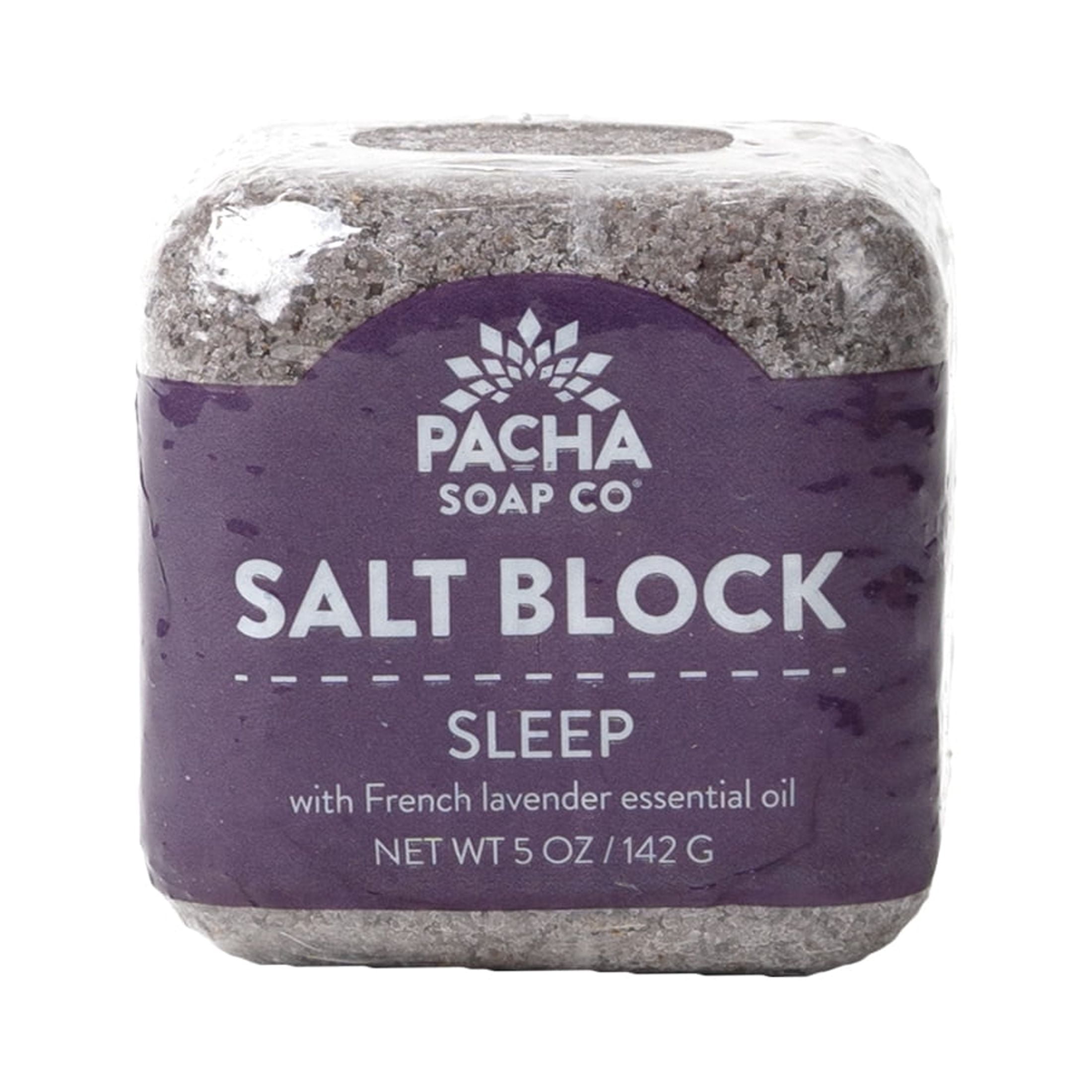 Pacha Soap Co.'s Salt Block, Sleep, 1 Count, 5 oz - Walmart.com