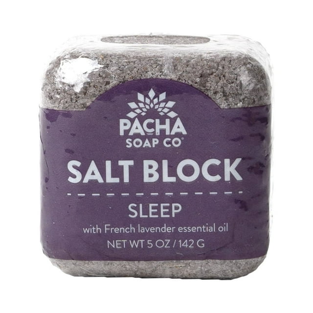 Pacha Soap Co.'s Salt Block, Sleep, 1 Count, 5 oz - Walmart.com
