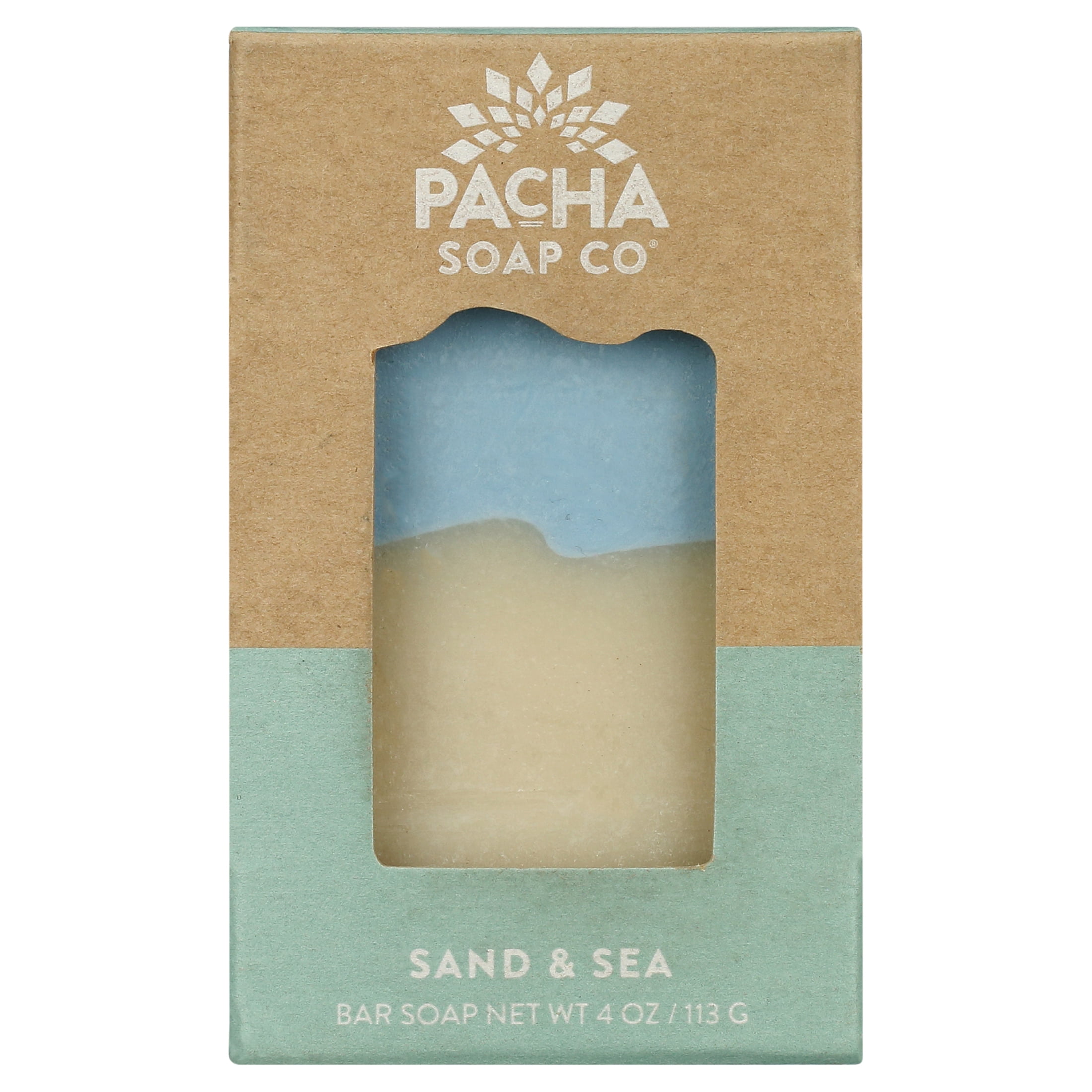 Pacha Soap Co.'s Sand & Sea Bar Soap, 1 Count, All Skin Types - Walmart.com